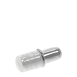 Suport din metal cu manson din plastic pentru polita, transparent (200 ...