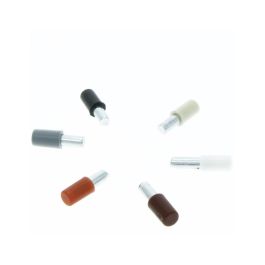 Suport din metal cu manson din plastic pentru polita, alb (50 buc ...
